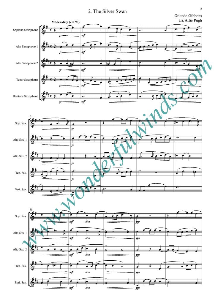 SXM011 Three English Madrigals - Morley, T./Gibbons, O. – Wonderful Winds